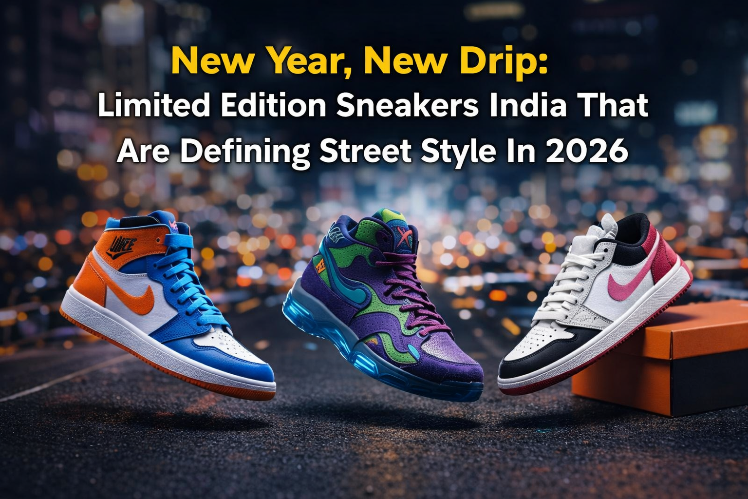 Limited Edition Sneakers India 2026 | New Year, New Drip Street Style ...